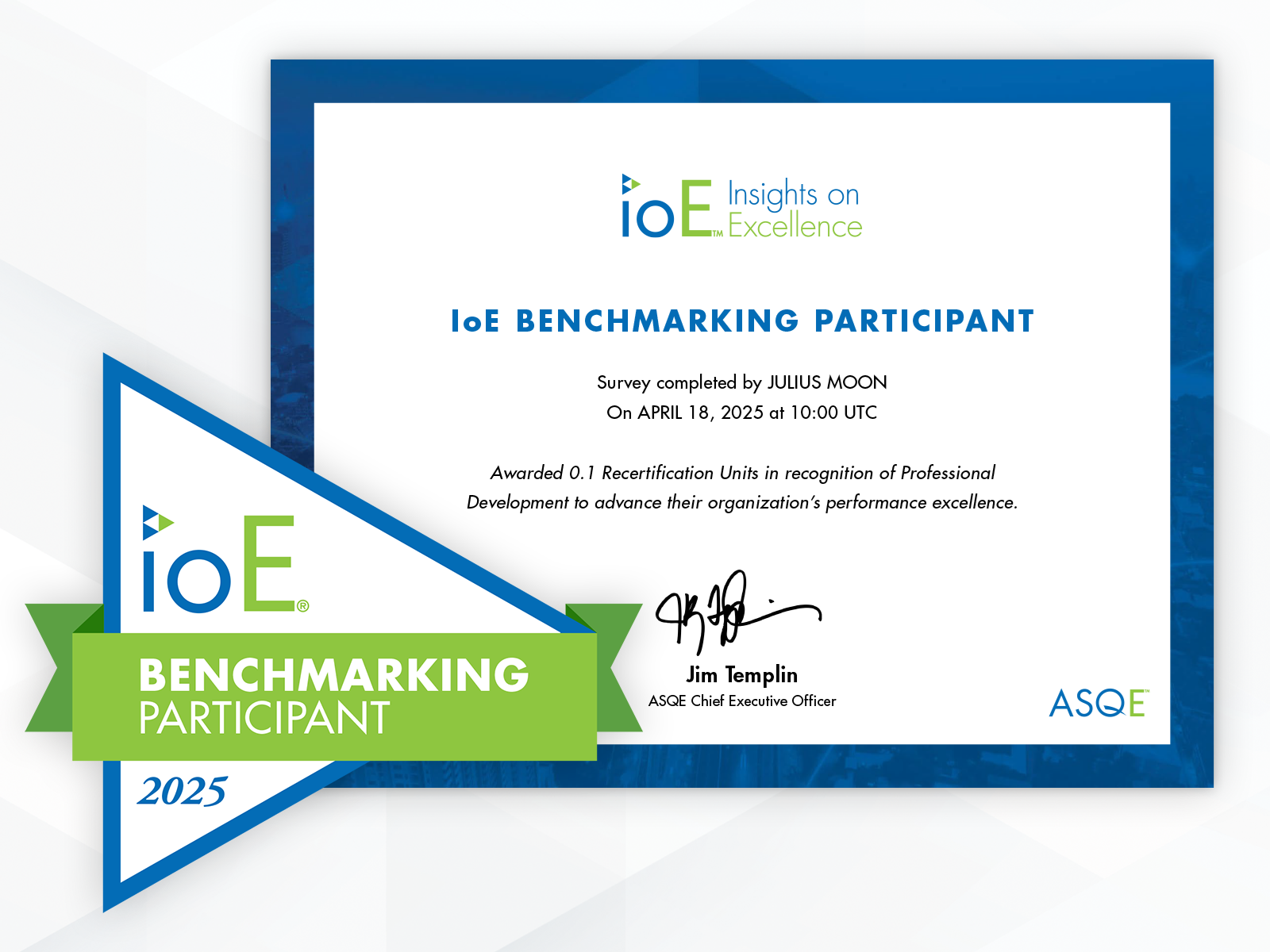 Diamond Award | ASQ